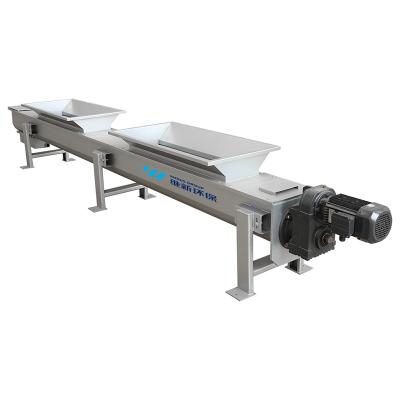 China Sealed and Dust Free Shaftless Screw Conveyor Flexible Adaptability Smooth and Low Noise for sale
