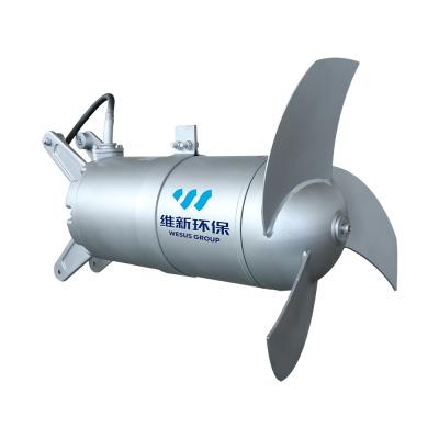 China High Efficiency Submersible Axial Flow Mixer for Wastewater Sewage Circulation and Sludge Suspension for sale