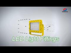 bat86 series ex proof led flood light , ip66 atex floodlight for dangerous area