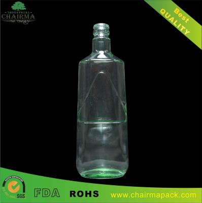 China 750ml Light Blue Glass Bottle for sale