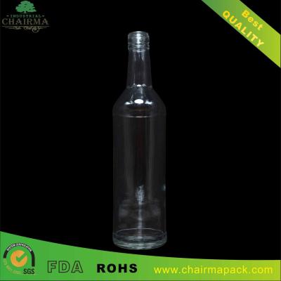 China 700ml Round Glass Bottle for Rum for sale