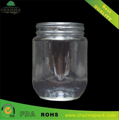 China 200ml Round Glass Fruit Jam Mason Jar for sale