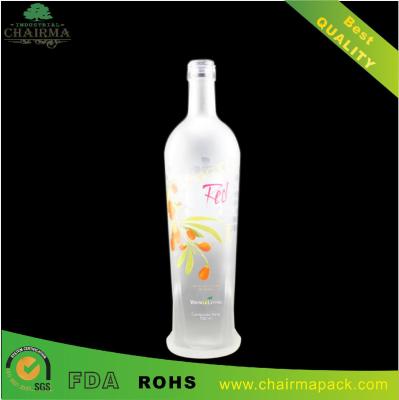 China Frost Glass Bottle for Vodka,Whiskey,etc for sale