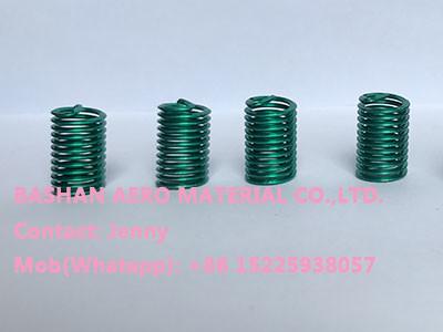 China Stainless steel color coating of wire threaded inserts and screw thread coils with high quality and best price for sale