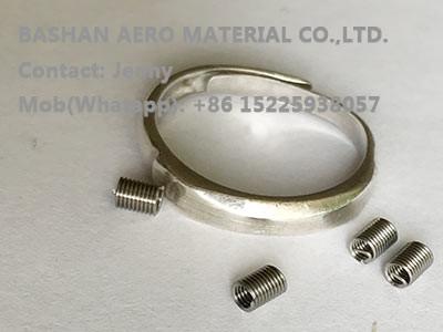 China Stainless steel color coating of wire threaded inserts and screw thread coils with high quality and best price for sale