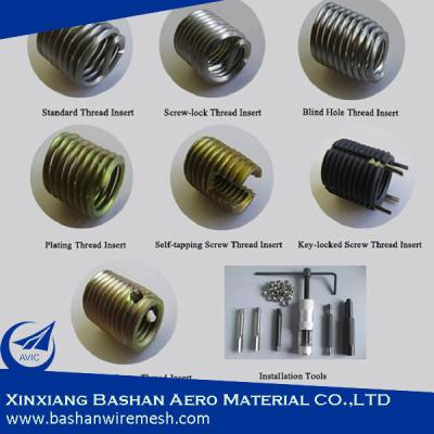 China UN 300series stainless steel free running inserts and screw lock inserts for sale