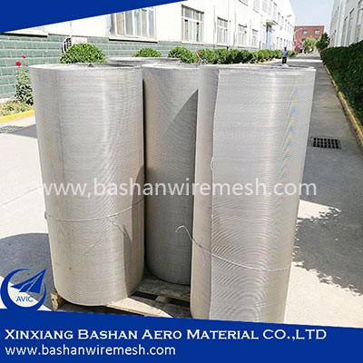 China high sale 200 mesh stainless steel screen mesh weave wire mesh by bashan for sale