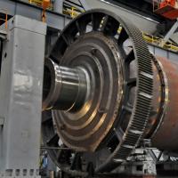 China Air Flow Limestone 95kw Mining Ball Mill Grinding for sale