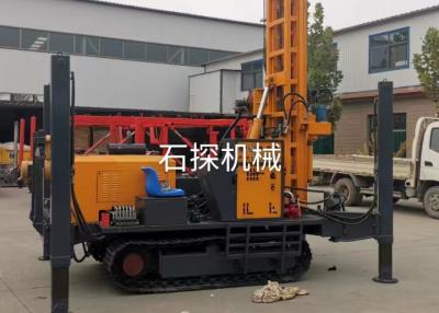 China 350 Meters 92kw Crawler Mounted Drill Rig Yuchai Engine Large Pneumantic for sale