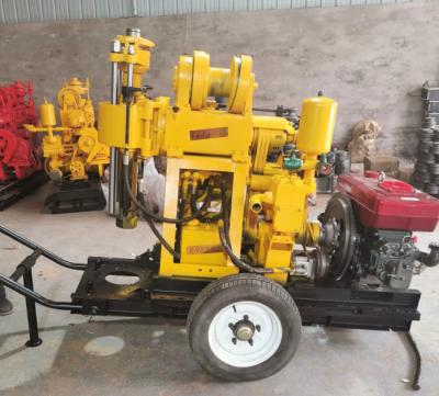 China Exploration Gk 200 300mm Hydraulic Borewell Machine With 15kn Lifting Force for sale