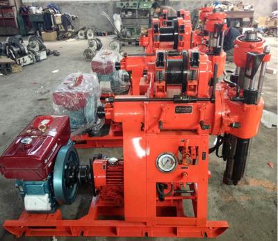 China Potente XY-1 Geological Diesel Rig 100 mm Diâmetro do buraco de perfuração 100 metros de profundidade à venda