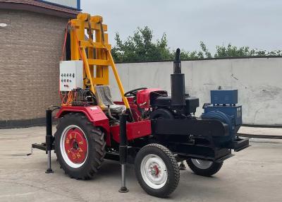 中国 150mm トラクター ウォーキング 水井 掘削リグ マシン ディーゼル 電力源 販売のため
