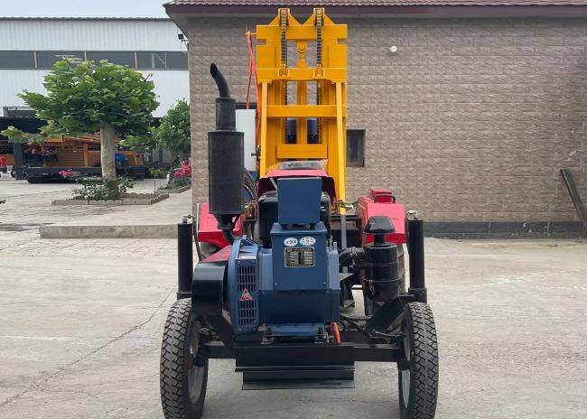Shitan Tractor Drilling Machine front view