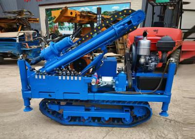 China Crawler Mounted Drilling Rig Machine 30m-100m Drill Depth Equipped With Diesel Engine for sale
