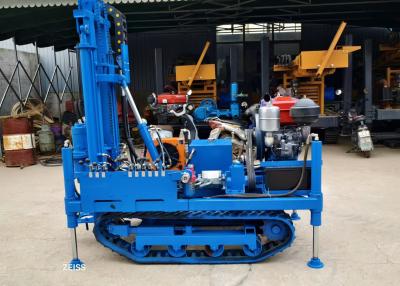 China Diesel Engine Crawler Mounted Drill Rig for Water Well Borehole Drilling for sale