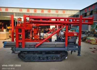 China Colheita de amostras Coring Crawler Mounted Drill Rig 120 mm Diâmetro do buraco 150-220 metros Profundidade for sale