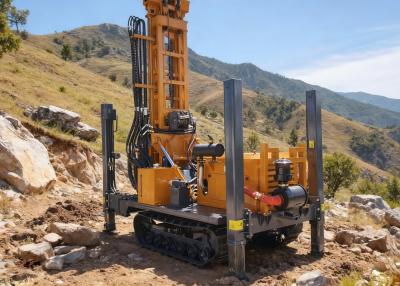 China Rural Water Well Drilling Rock Drilling Machine Driven By Compressed Air for sale