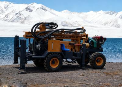 China Portable Water Well Drilling Rig With 105-350mm Drilling Diameter 5.5T Weight And 65 KW Diesel Engine for sale