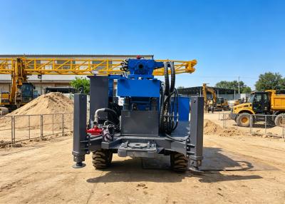 China Stable Hydraulic 300 Water Well Drilling Rig With Independent Support Legs for sale