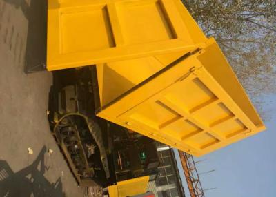 China Cab Enclosed 1T - 10T Hydraulic Mini Dumper , Small Crawler Dump Truck for sale