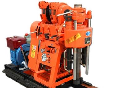 China Portable Crawler Water Well Drilling Rig Machine / Spt Gold Mining Core Sample Drilling Rig for sale