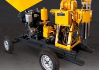 China Crawler Mobile Water Well Drilling Rigs , Dth Borewell Machine for sale