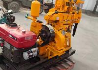 China Crawler Hydraulic Borehole Drilling Machine Portable 200m Depth for sale