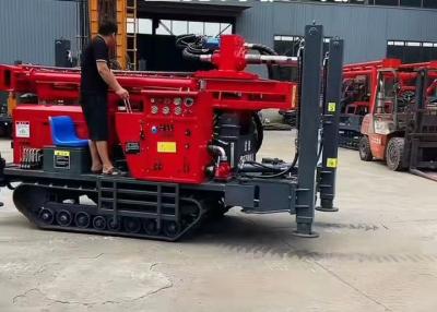 China O elemento de impacte Borewell que a esteira rolante de borracha montou a broca Rig With 200 mede a profundidade para o sopro da perfuração for sale