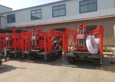 中国 探査調査のための 150 メートルのクローラーによって取付けられる井戸の掘削装置 販売のため