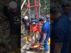 Equipamento de furo pequeno do poço de água de Rig Depth 30 M With Tripod Portable da perfuração