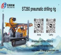 ディーゼルHigh Torque Drill Pneumatic Rig Crawler Mounted 260m