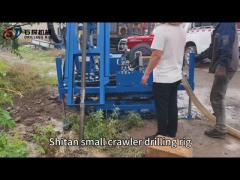 XY-1A 150 Meters Water Well Drilling Rig Borehole Depth With Compact Structure
