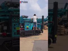 Equipamento de furo portátil pneumático do poço de água de 55kw 180m