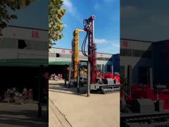水井の掘削リグと掘削機 高さ1.35m
