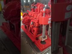200 Meters Depth Hydraulic Borewell Machine Vertical Customized Wheels Mounted