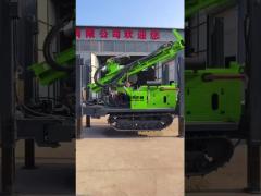 Water Well Drilling 180m Pneumatic Borewell Machine Crawler