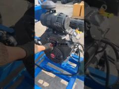 Rig per la perforazione di pozzi d'acqua montata su rimorchio con canna di perforazione da 50 mm per profondità di 150 m