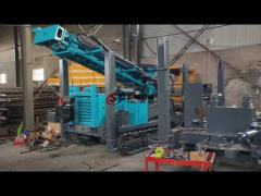 Construction Exploration Deep Borehole 200 Meters GK 200 Water Well Drilling Rig Machine