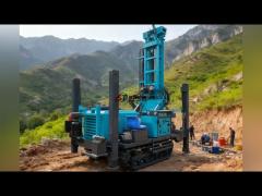 Min Air Compressor Water Well Drilling Rig Machine