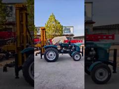 View Tractor Pneumatic Borewell Machine For Drilling Hole Diameter 105-200 Mm Demo