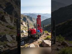 View Pneumatic 55kw 180m Portable Water Well Drilling Equipment Demo