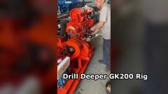 GK200 Drilling Rig: 200m Depth Powerhouse
