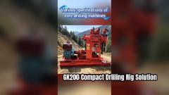 GK200 Compact Drilling Rig for Water Wells and Exploration