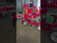 High Torque Portable Water Well Drilling Rig 150m Depth