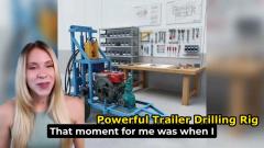 Trailer Drilling Rig Water Well Power