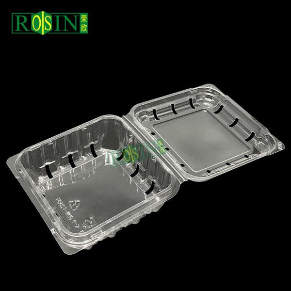 Quality 125G Thick Plastic Fruit Packaging Raspberry Blueberry Plastic Containers With for sale