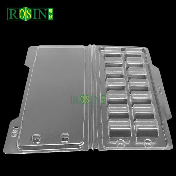 Quality Disposable Medical Plastic Packaging PET Hinged Clamshell Packaging for sale