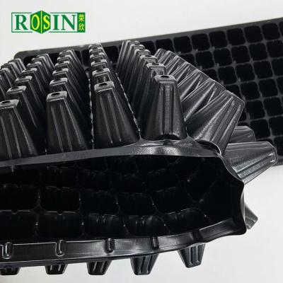 China Flexibility Deep 128 Cell Plug Tray Breaking Resistant  For Greenhouse And Vegetables for sale