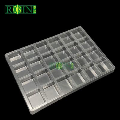 China Gepersonaliseerde 24 holte plastic chocoladebak voedselgraad PET voor transport for sale
