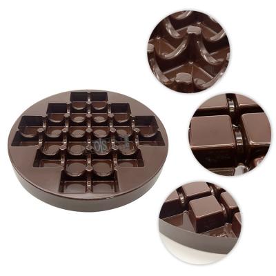 Cina Confezione di cioccolato in plastica a 24 buche Tavolo di cioccolato in plastica personalizzabile in vendita